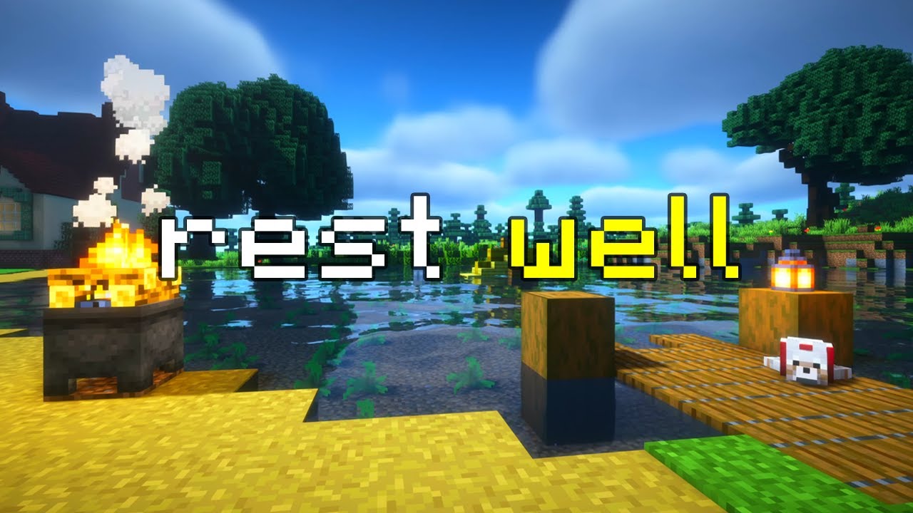 rest here for a while... (minecraft ambiance) - YouTube
