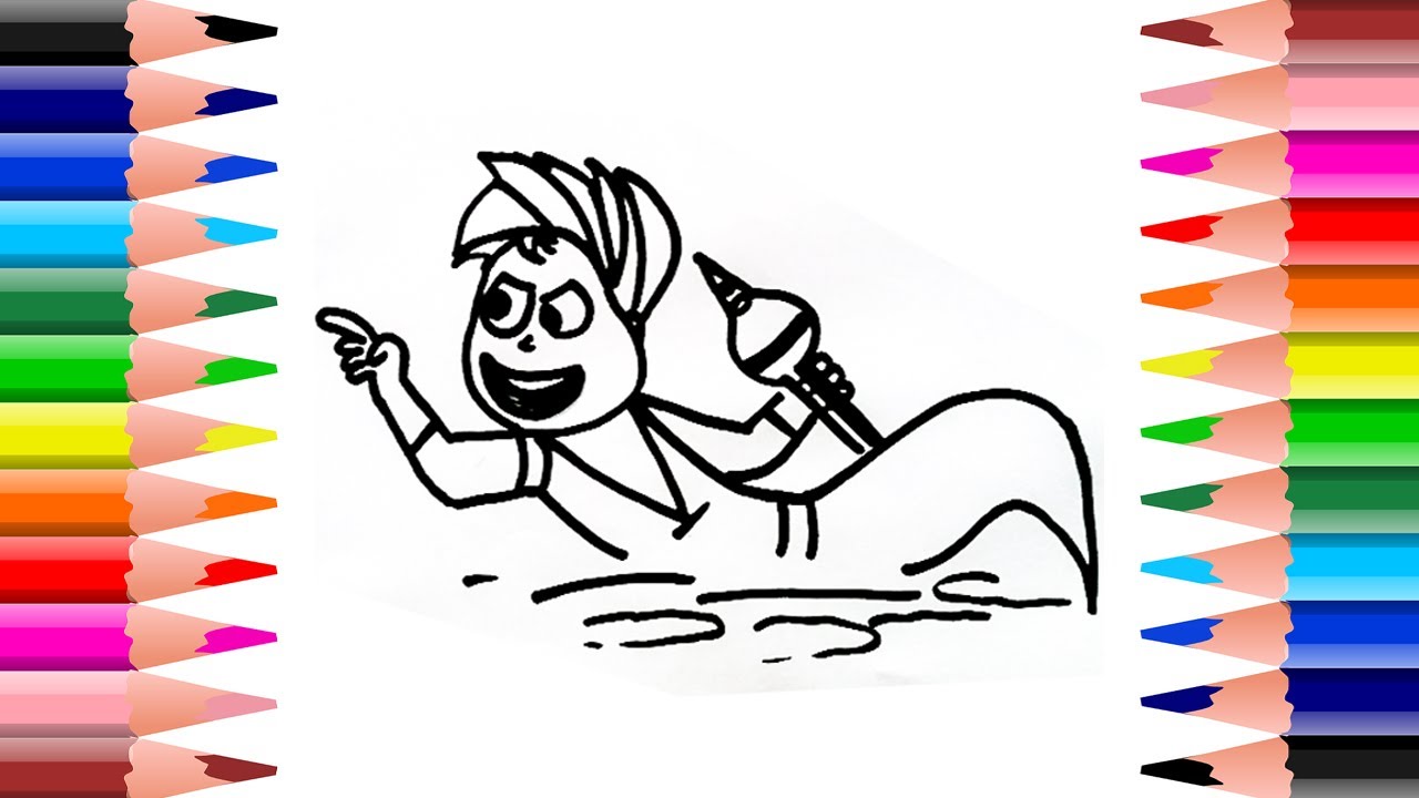 How to Draw Bhoot Boss Pakela | Paap o meter Bhoot Boss Drawing [Bhoot ...