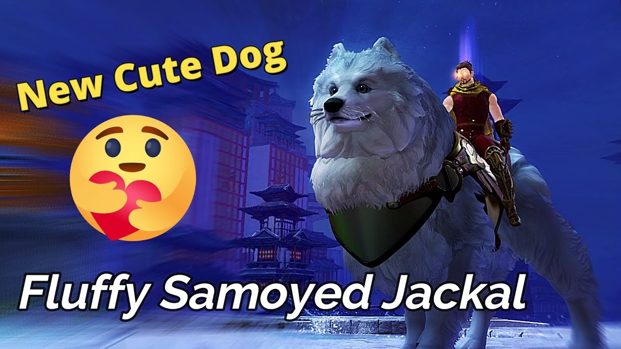 Fluffy Samoyed Jackal Mount Skin Demo - YouTube