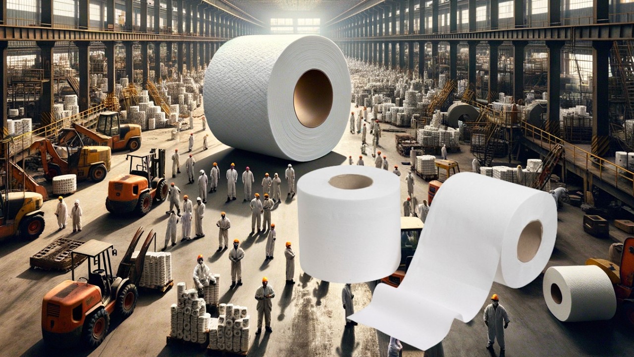 How Toilet Paper Is Made! - YouTube