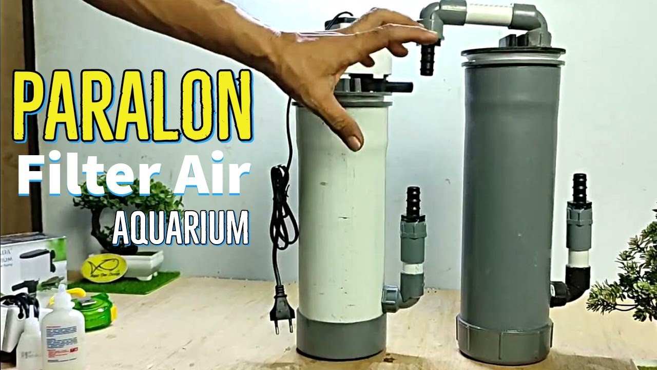 membuat filter aquarium dari pipa paralon - YouTube