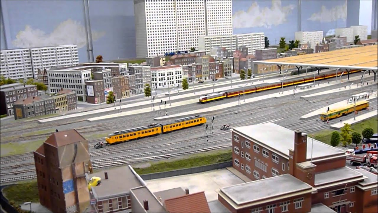 Biggest HO model railroad layout of Holland at Railz Rotterdam part 4 ...