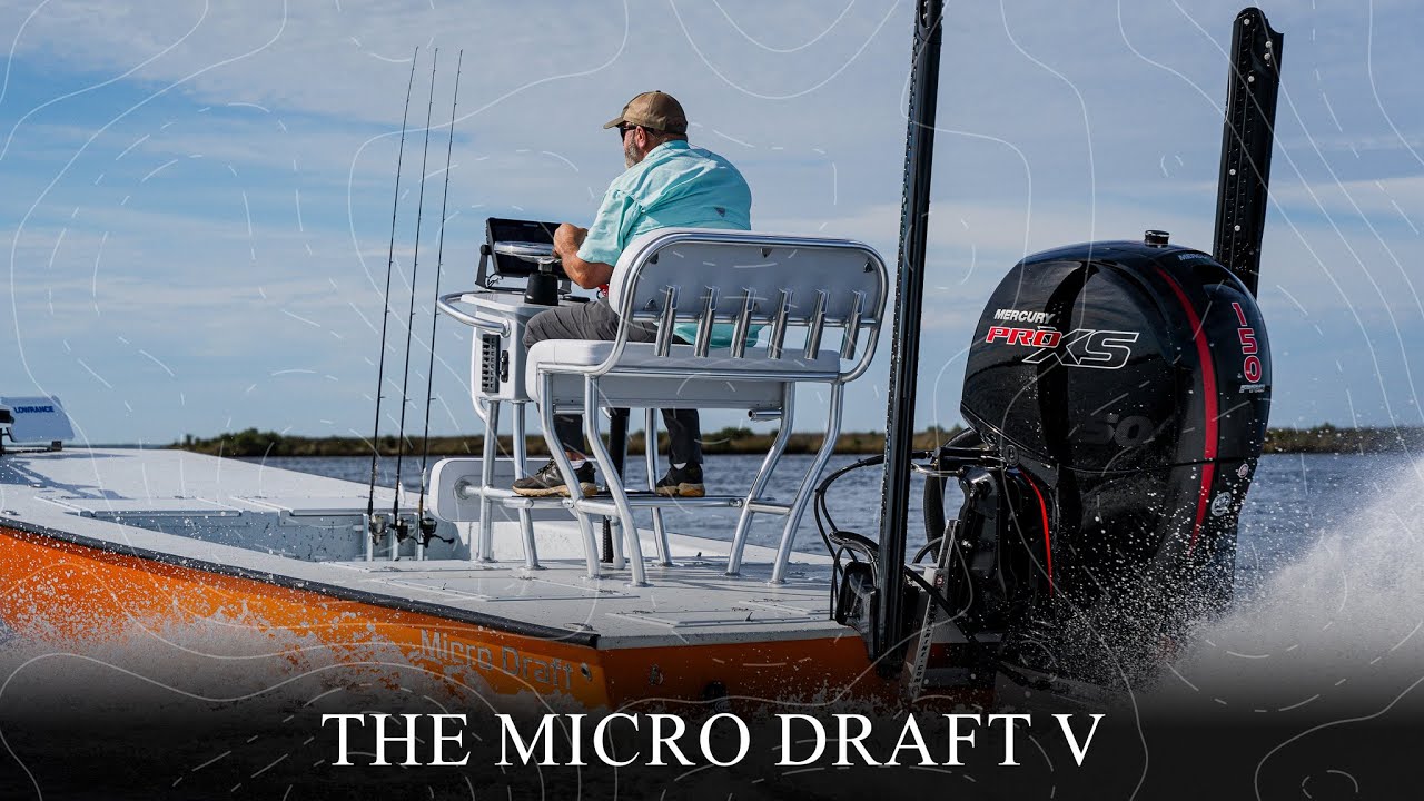 The Benefits Of A Micro Draft Skiffs Modified V Hull! | Micro Draft ...