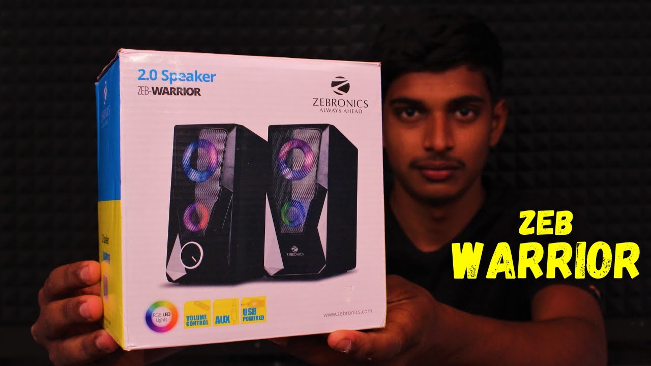 Zebronics Zeb Warrior 2.0 Multimedia Speaker Unboxing & Review in Tamil ...