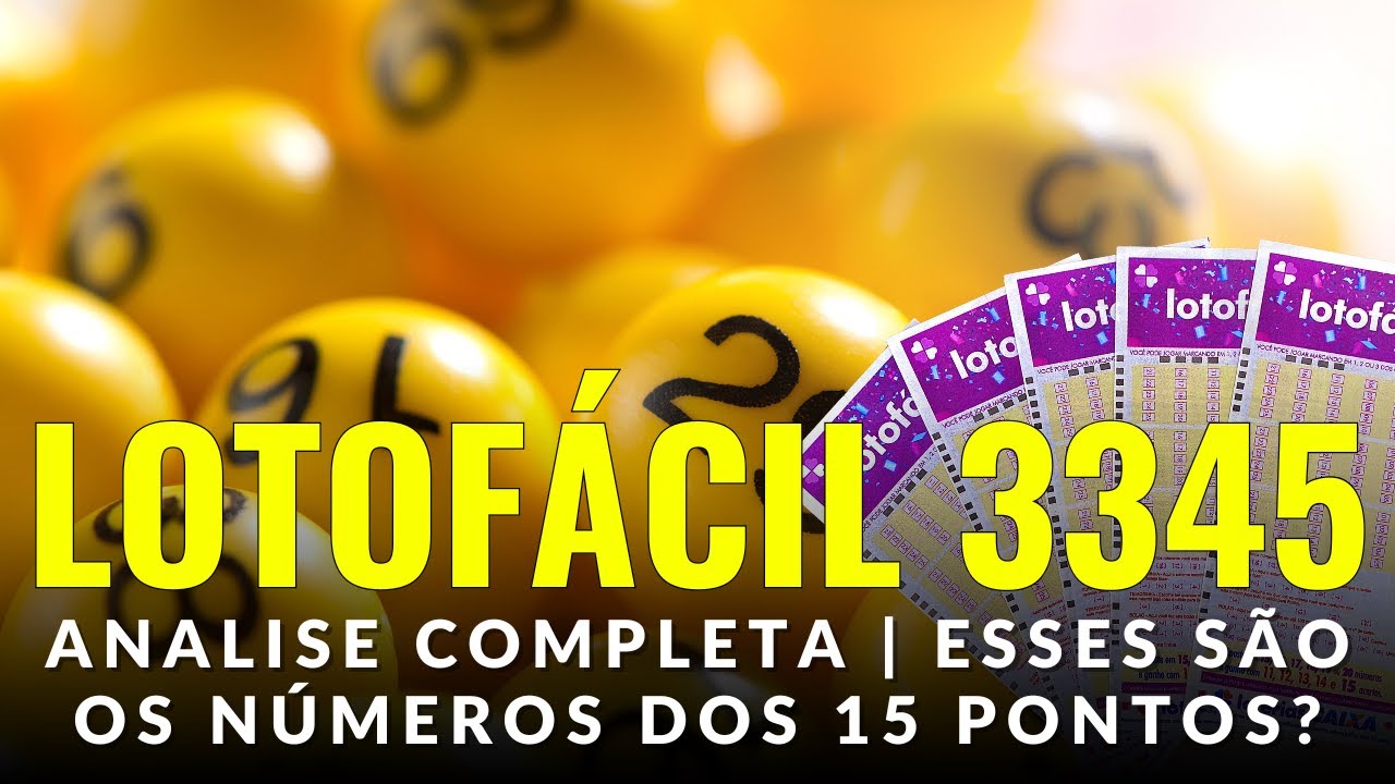 LOTOFACIL 3345 Esses são os números dos 15 pontos? Acompanhe.. - YouTube