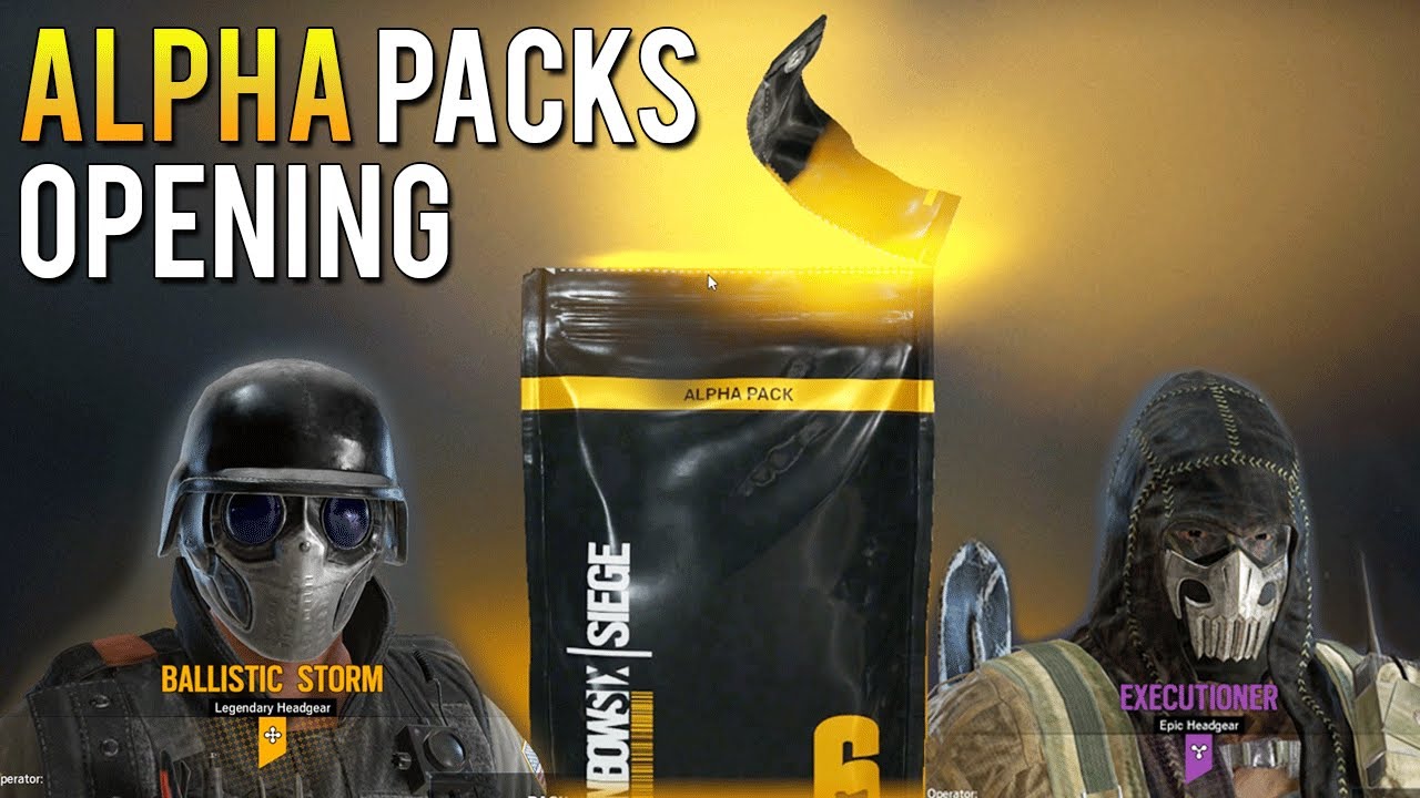 27 Alpha Packs Opening | Rainbow Six Siege RNG - YouTube