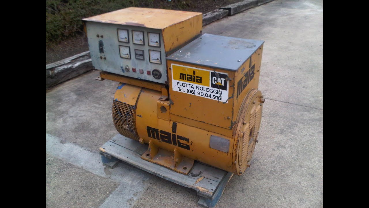 Marelli Motori M7B 250 SA/4 generator with control panel to suit CAT ...