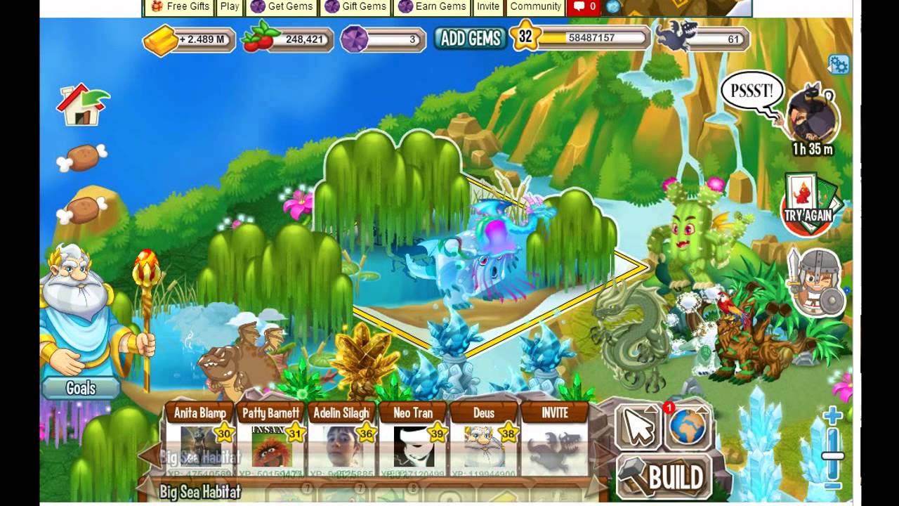 Octopus Dragon and Jellyfish New Dragon in Dragon City - YouTube