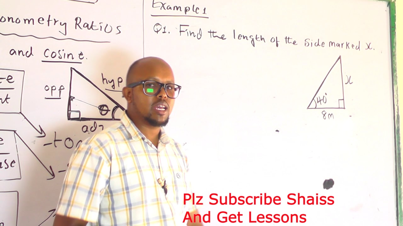FORM ONE MATHS CHAPTER 4 trigonometry Lessons 1 - YouTube