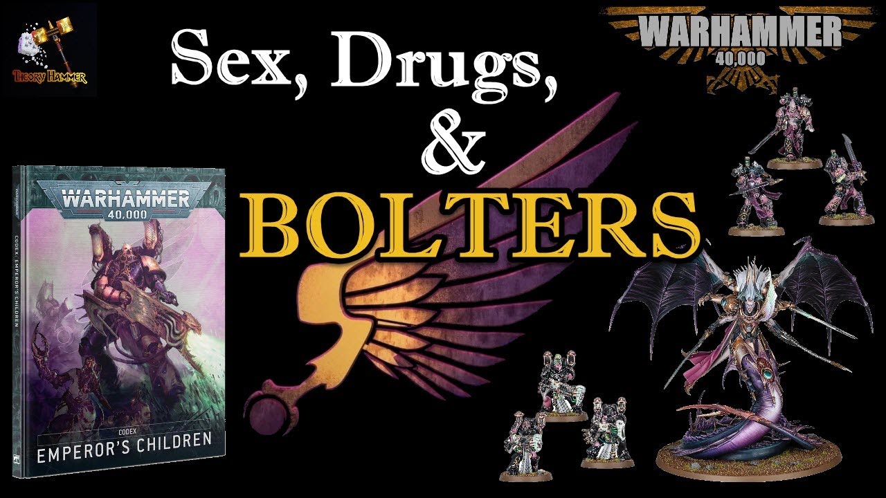 Flamboyant Rockstar Space Warrior, The Codex - Warhammer 40k 10th Ed Emperor's Children CODEX ...