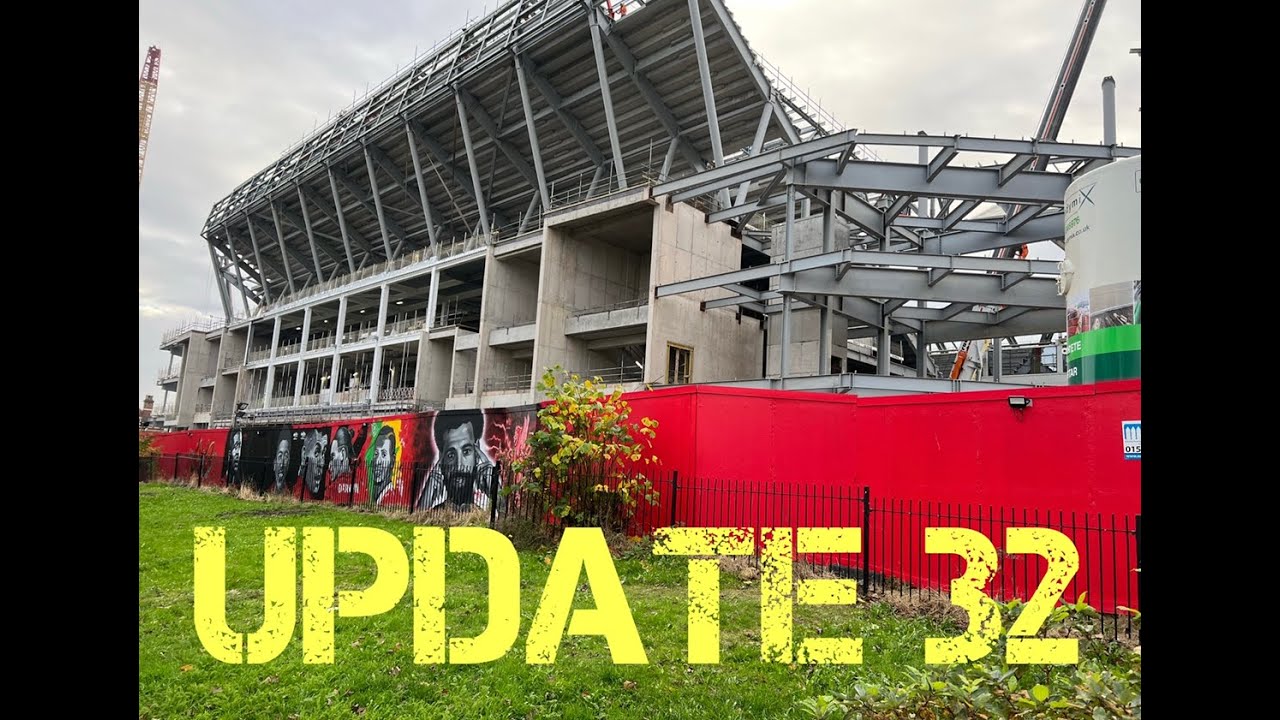 2nd December 2022 | Anfield Road Stand Expansion | Update 32 - YouTube