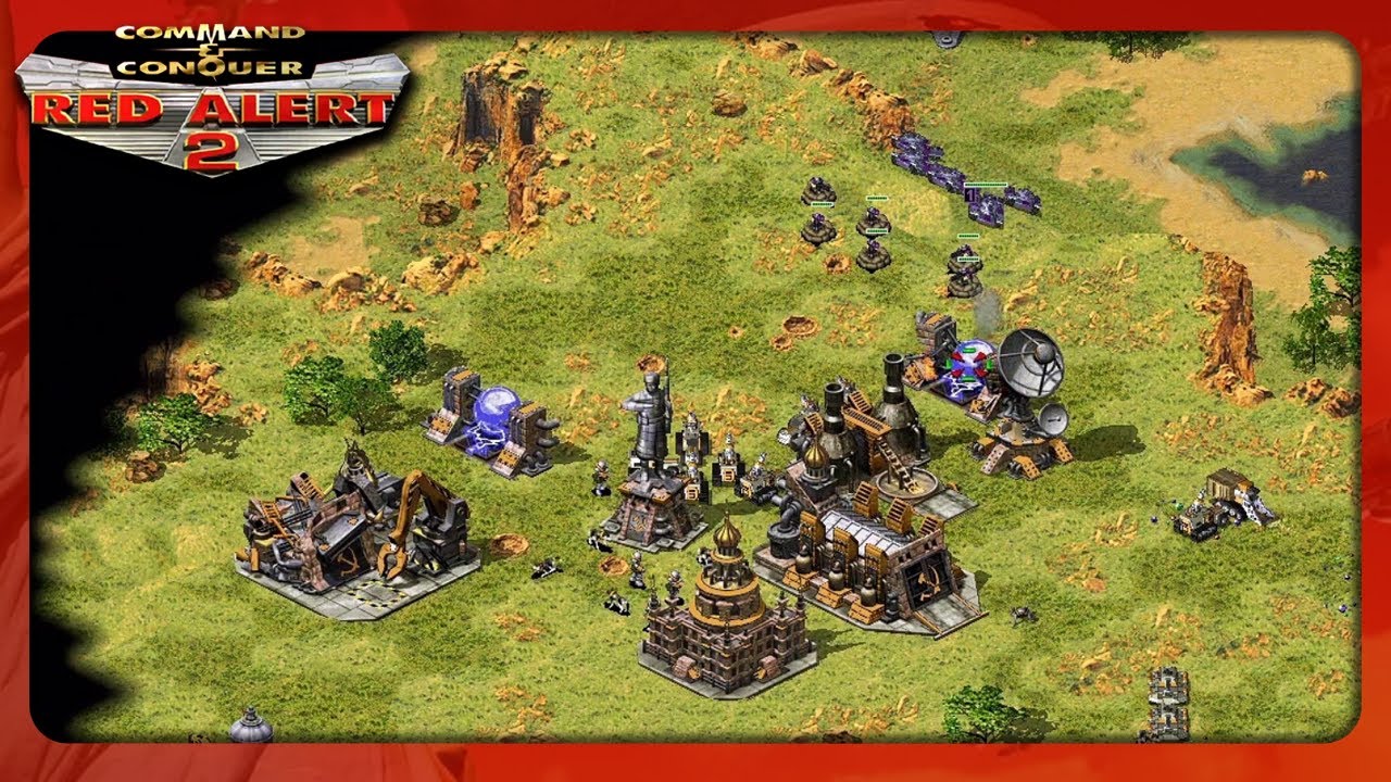 Red Alert 2 Online 4 vs1紅警間諜衛星消失天都塌了! - YouTube