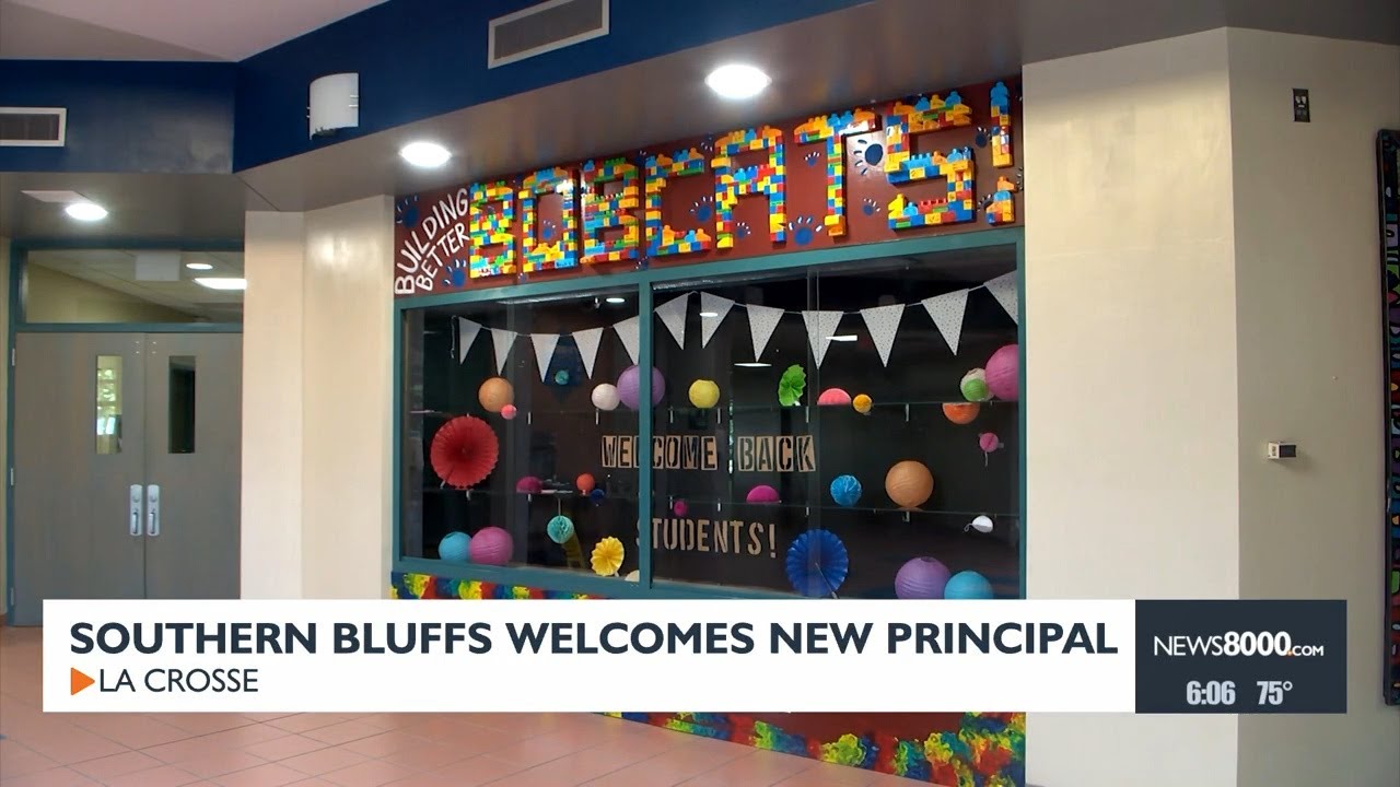 Southern Bluffs welcomes new principal - YouTube