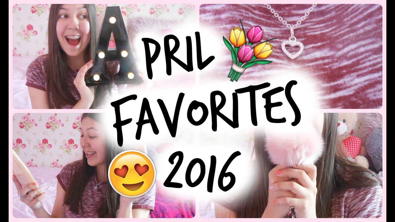 April Favorites 2016 | Amy Wragg - YouTube