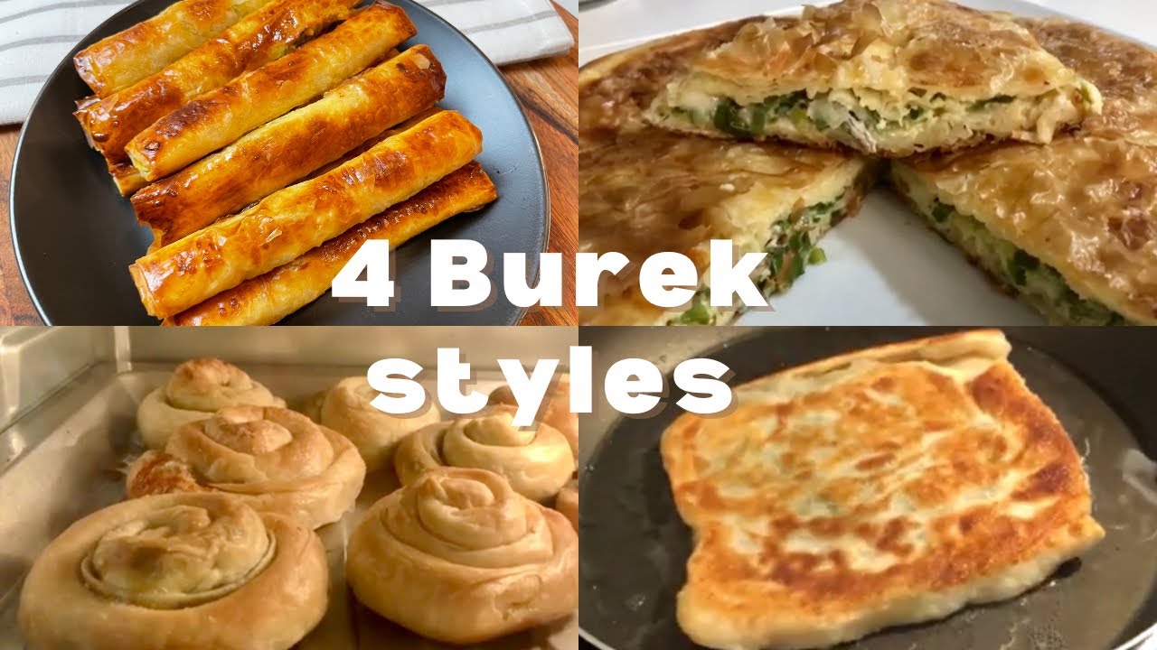 4 BUREK STYLES RECIPES - YouTube