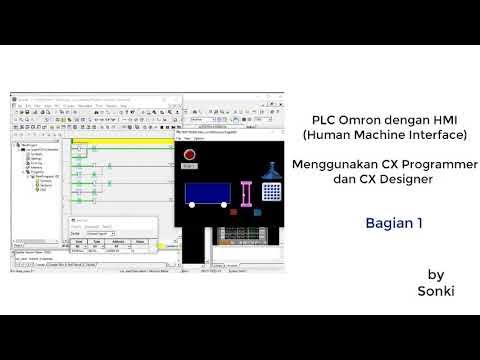 PLC Omron dan HMI (Human Machine Interface) menggunakan CX Programmer ...