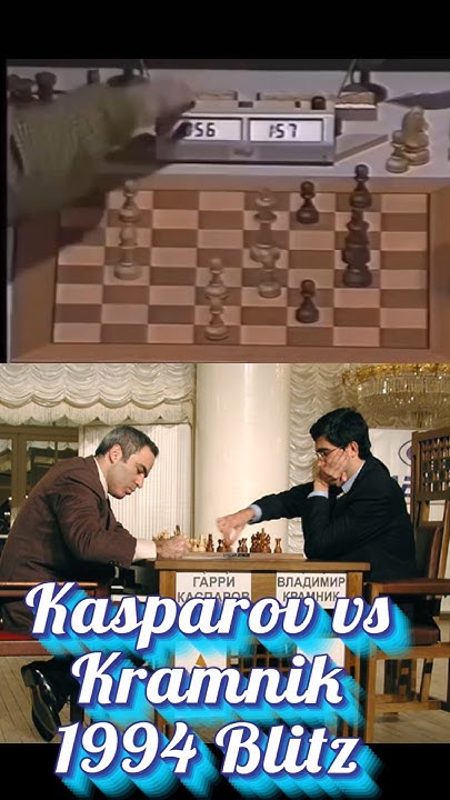 Garry Kasparov vs Vladimir Kramnik 1994 Blitz 🔥🔥 - YouTube