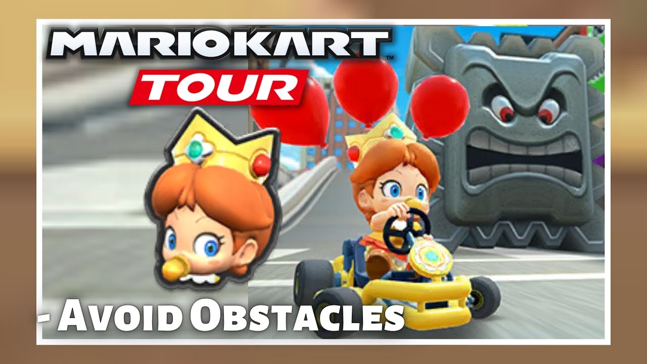 Mario Kart Tour - Steer Clear of Obstacles | Baby Daisy Gameplay - YouTube