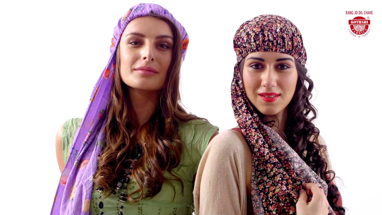 KOTHARI'S REYON FABRICS FOR SCARF BY KOTHARI FABTEX PVT LTD - YouTube
