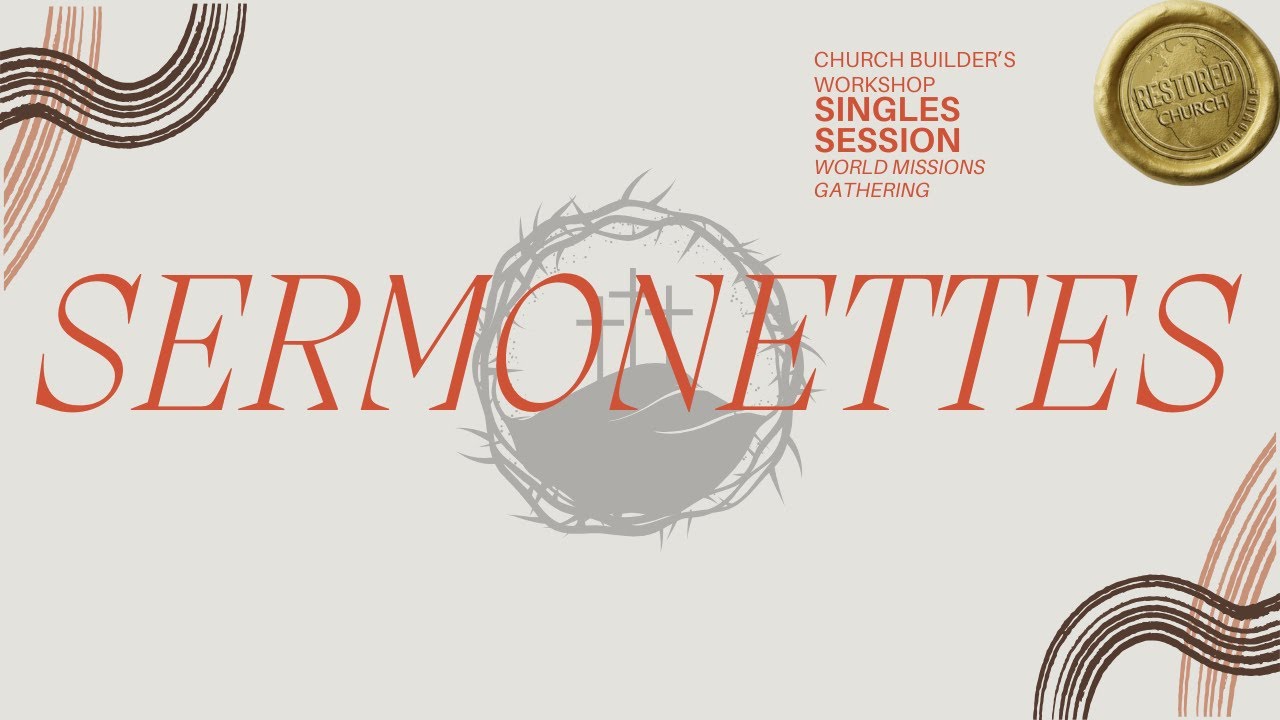 Singles Sermonettes | The Parables of Jesus - Jan 11 2025 - Singles ...