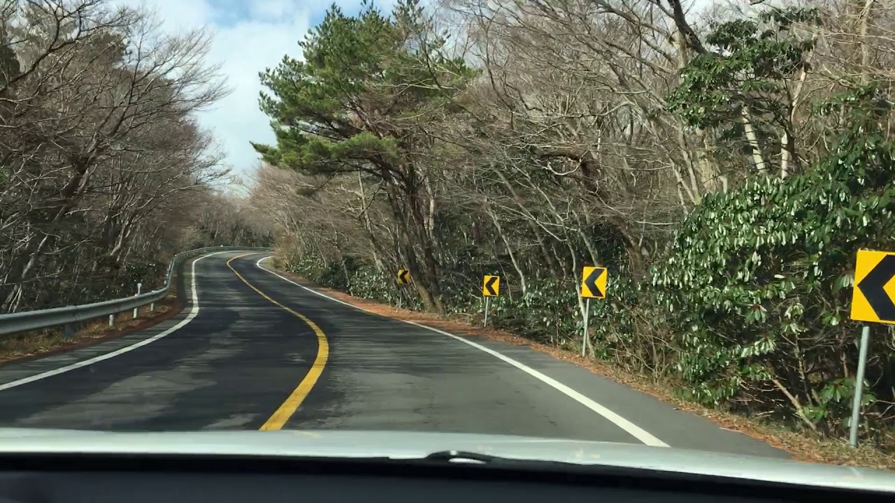 Jeju Island 1100 Road uphill curves - YouTube