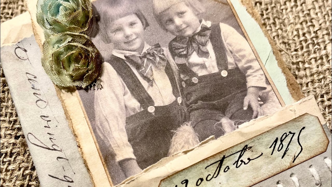 Moore Rom( antiqe) tagholders with embroidery. - YouTube