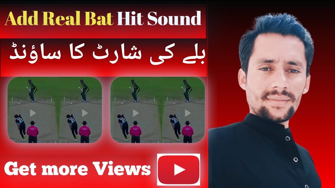 How to Add Real Bat Hit Sound on Short Of Player||Bat K Short Par Hit ...