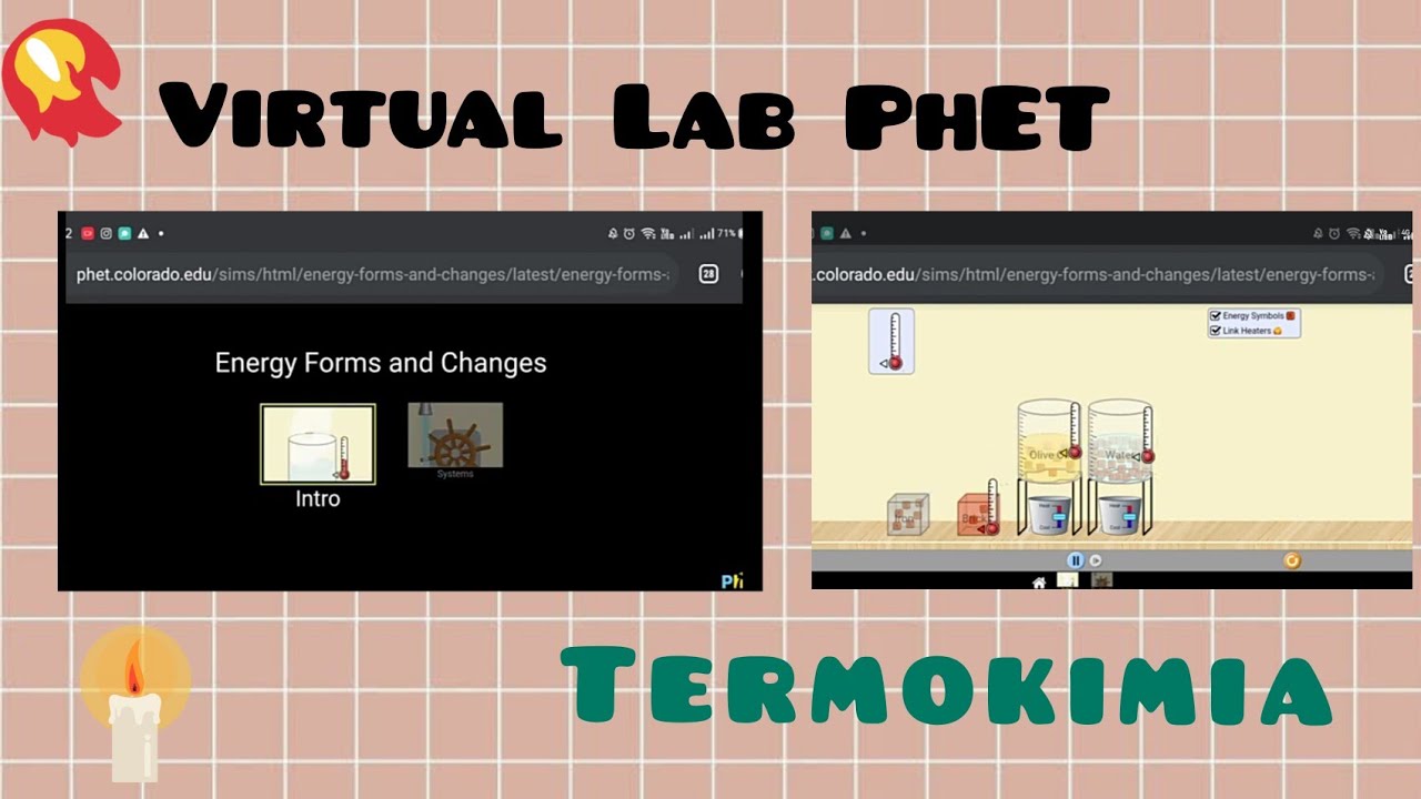 Praktikum Virtual Lab Phet "Termokimia" - YouTube