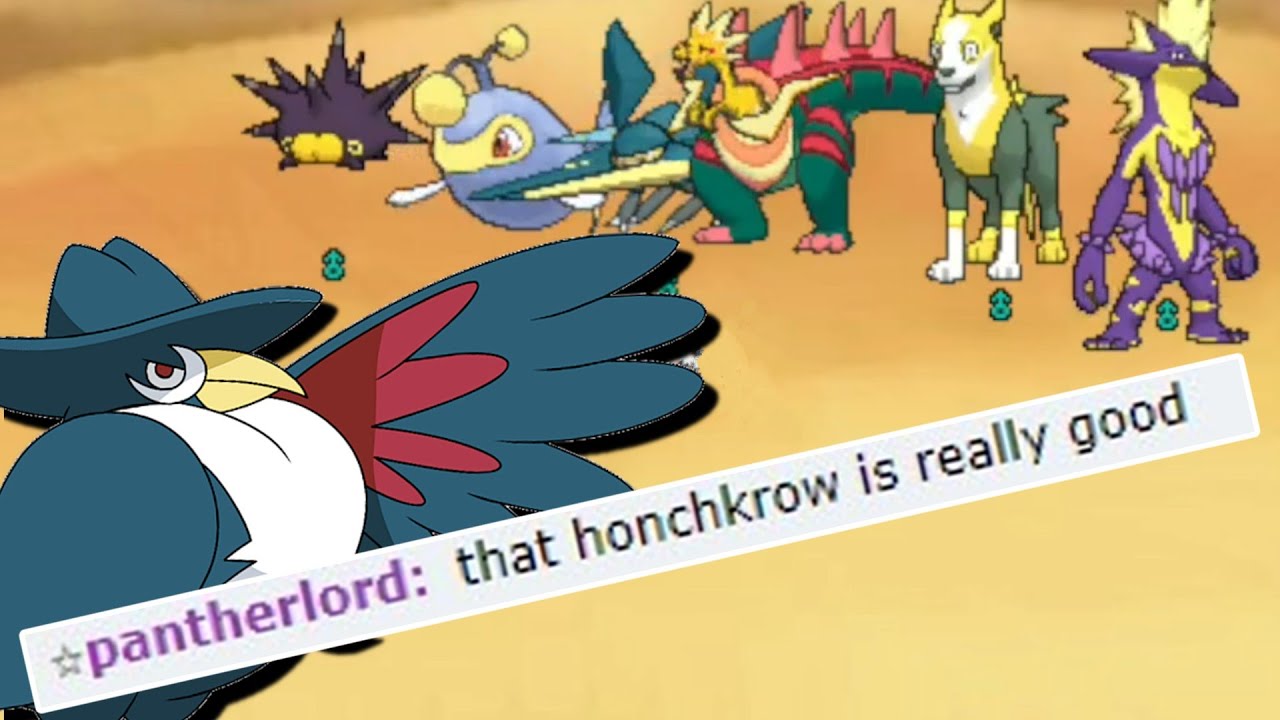 Honchkrow Sweeps Full Electric Team - YouTube