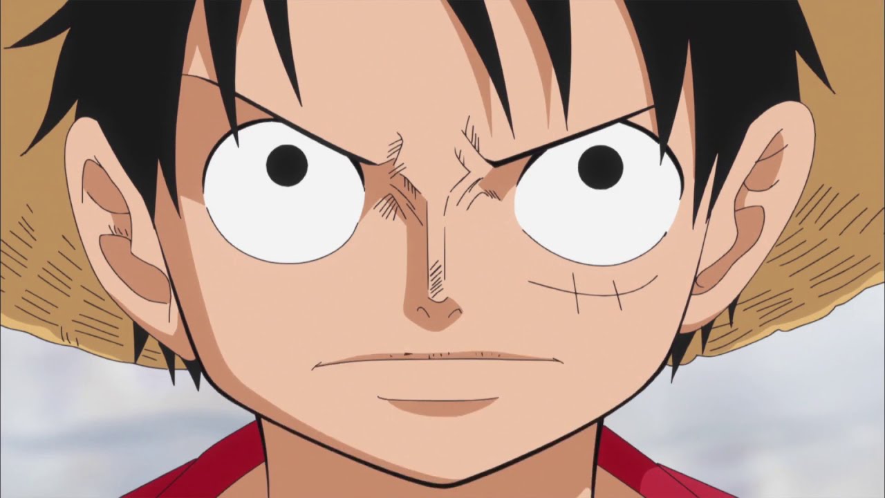 LUFFY USES CONQUEROR'S HAKI AT FISHMAN ISLAND | ONE PIECE CLIPS ...