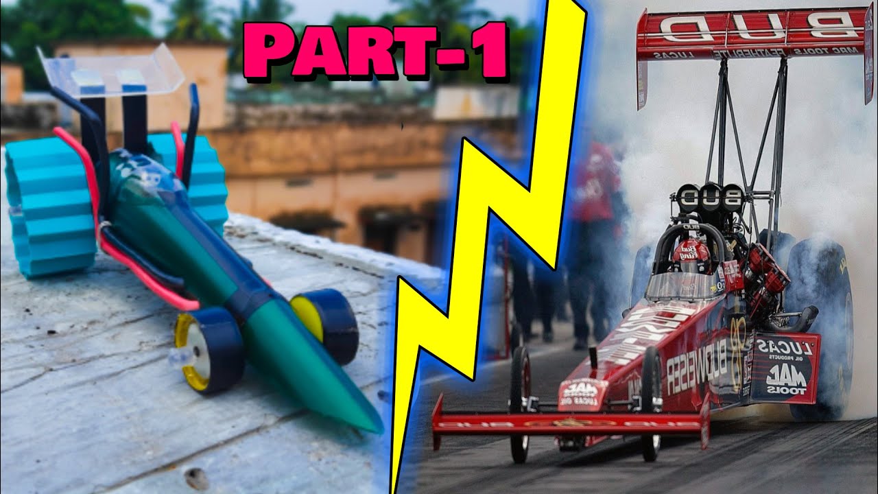 How to make DRAGSTER RACER at home 🔥🏎️🔥! DIY project! Part-1! - YouTube