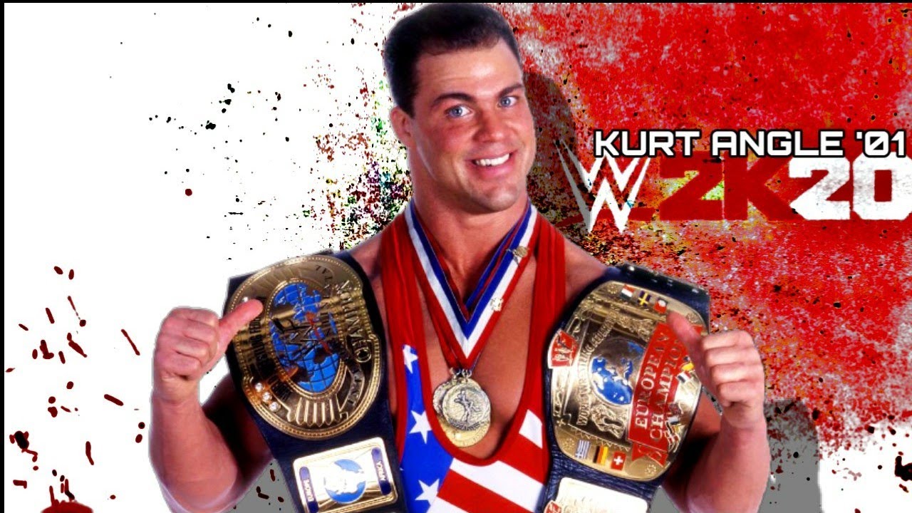 WWE 2K20 - Kurt Angle '01 Signatures and Finishers - YouTube