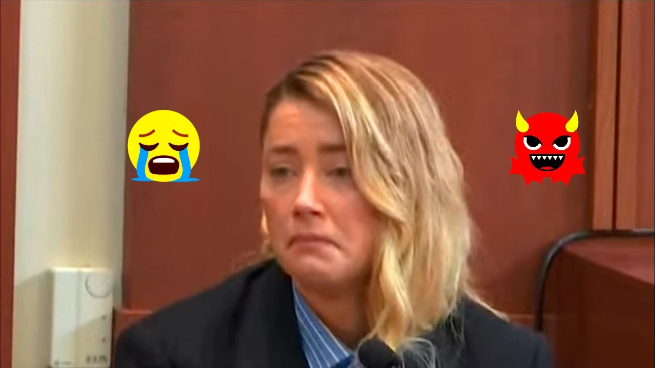 Amber Heard's Multiple Attempts to Cry While Testifying in Court 🤣 ...