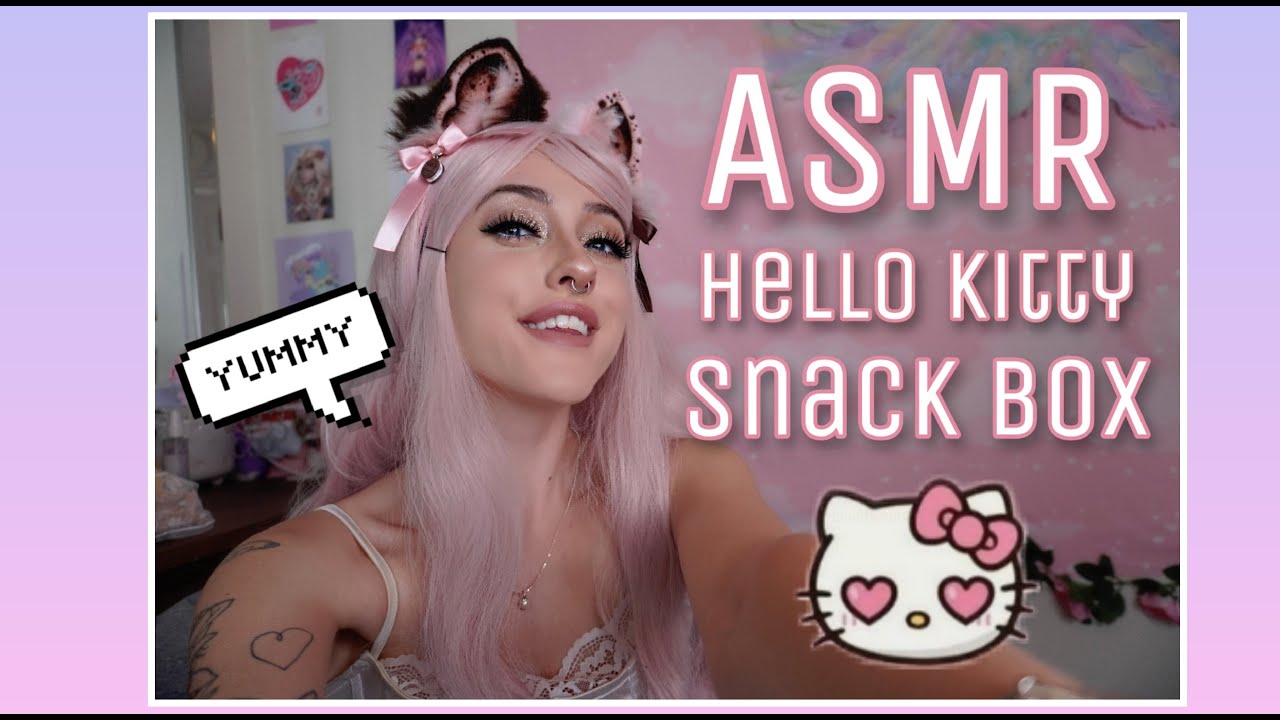 ASMR 🌸 Hello Kitty Snack Box - YouTube