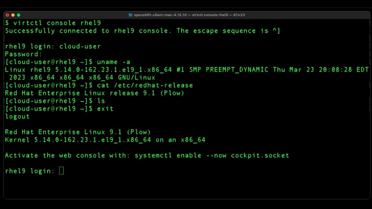 OpenShift Virtualization Demo - YouTube