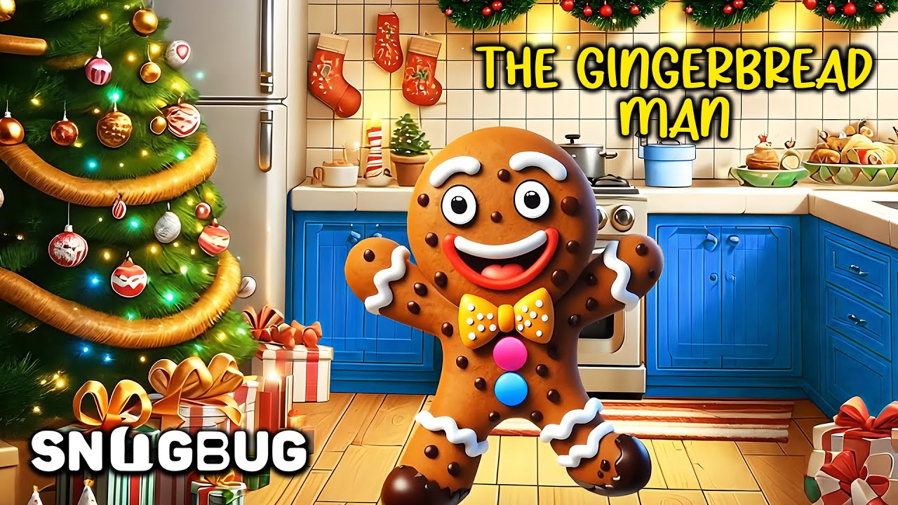 The Gingerbread Man🎄Christmas Special 🍪Bedtime Stories For Kids & Fairy ...