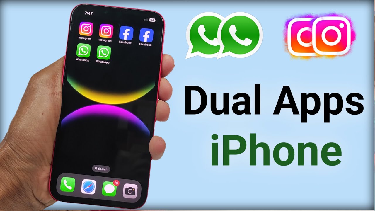 how to use dual whatsapp in iphone 2025 | how to use dual apps in ...