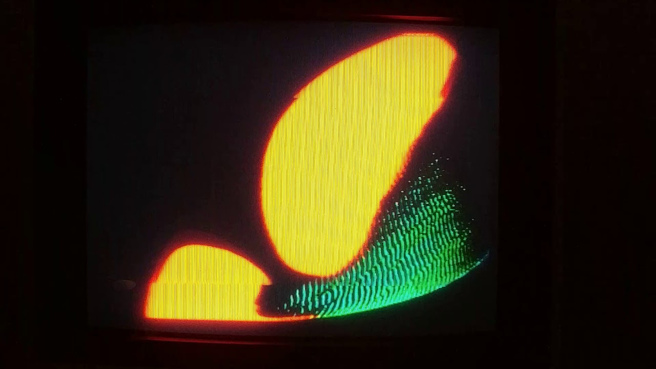 Vintage tv anomaly *EPILEPSY WARNING! STROBING PICTURES!* - YouTube