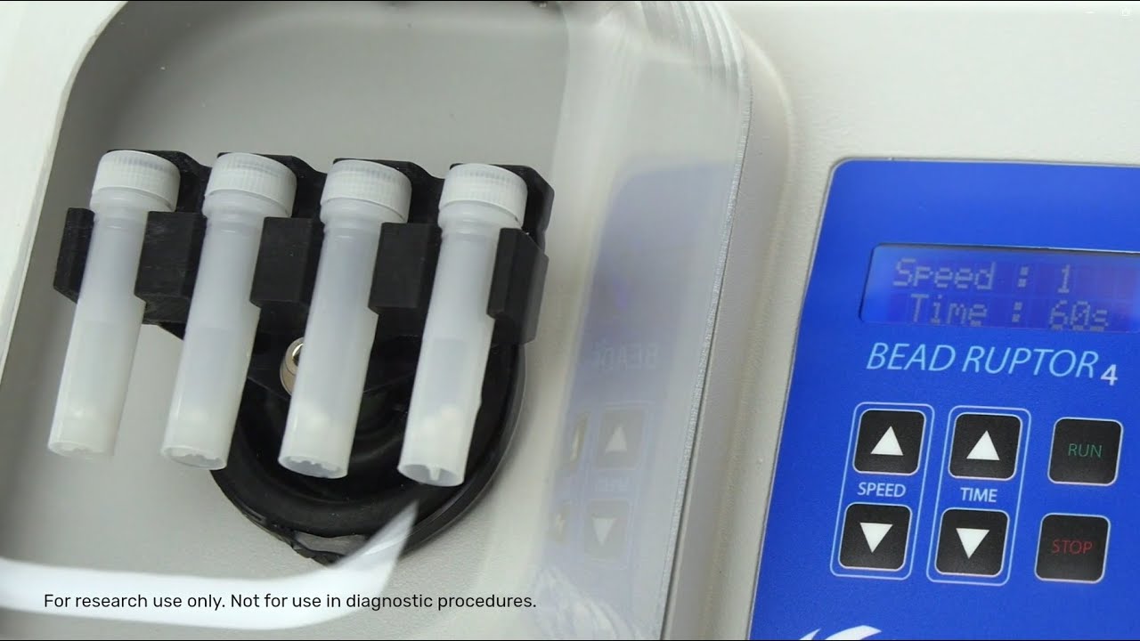 Omni Bead Ruptor 4 bead mill homogenizer: Compact, no-frills entry to ...