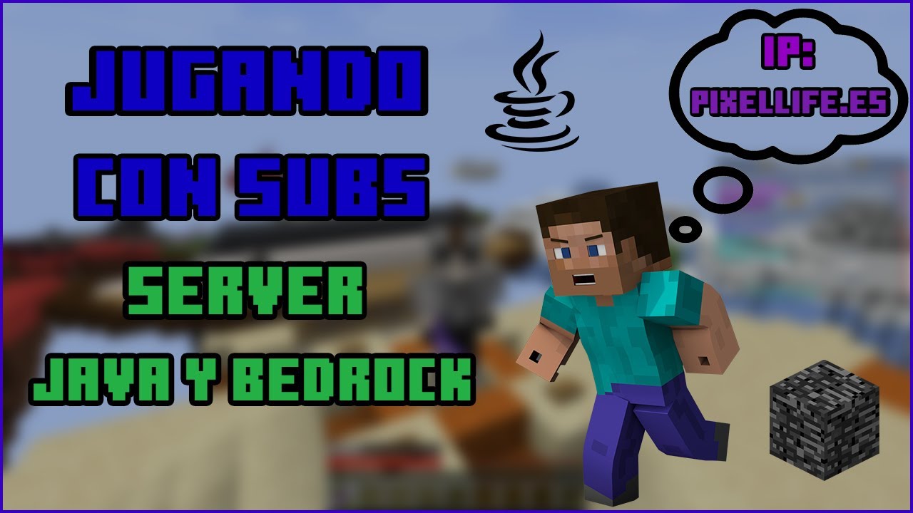 🔴MINECRAFT | SERVER MULTIPLATAFORMA | JUGANDO CON SUBS | JAVA - BEDROCK | NO PREMIUM | SURVIVAL ...