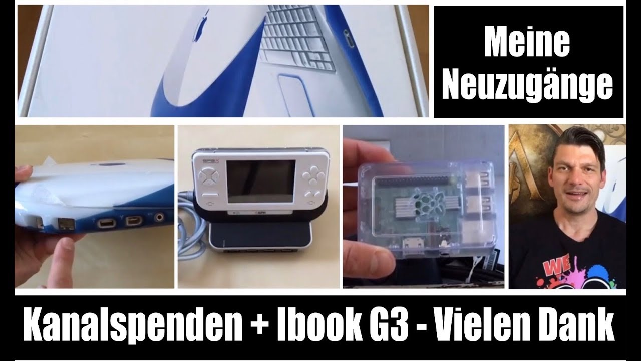 (RP) #157 - NZG - GP2x / Raspberry Pi + iBook G3 - das schönste ...