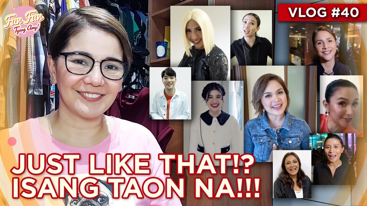 JUST LIKE THAT?! ISANG TAON NA!!! | Fun Fun Tyang Amy Vlog 40 - YouTube