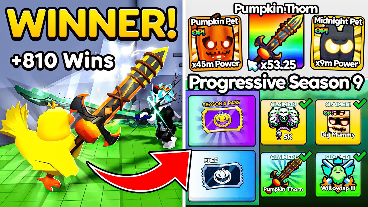 I Crafted MAX STRENGTH Pumpkin Pet and Defeated EVERYONE in New Pull a ...
