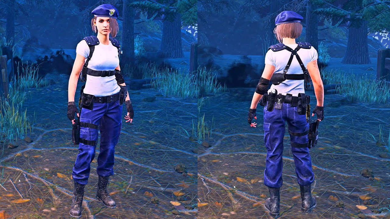 Jill Valentine S.T.A.R.S Uniform Showcase - YouTube