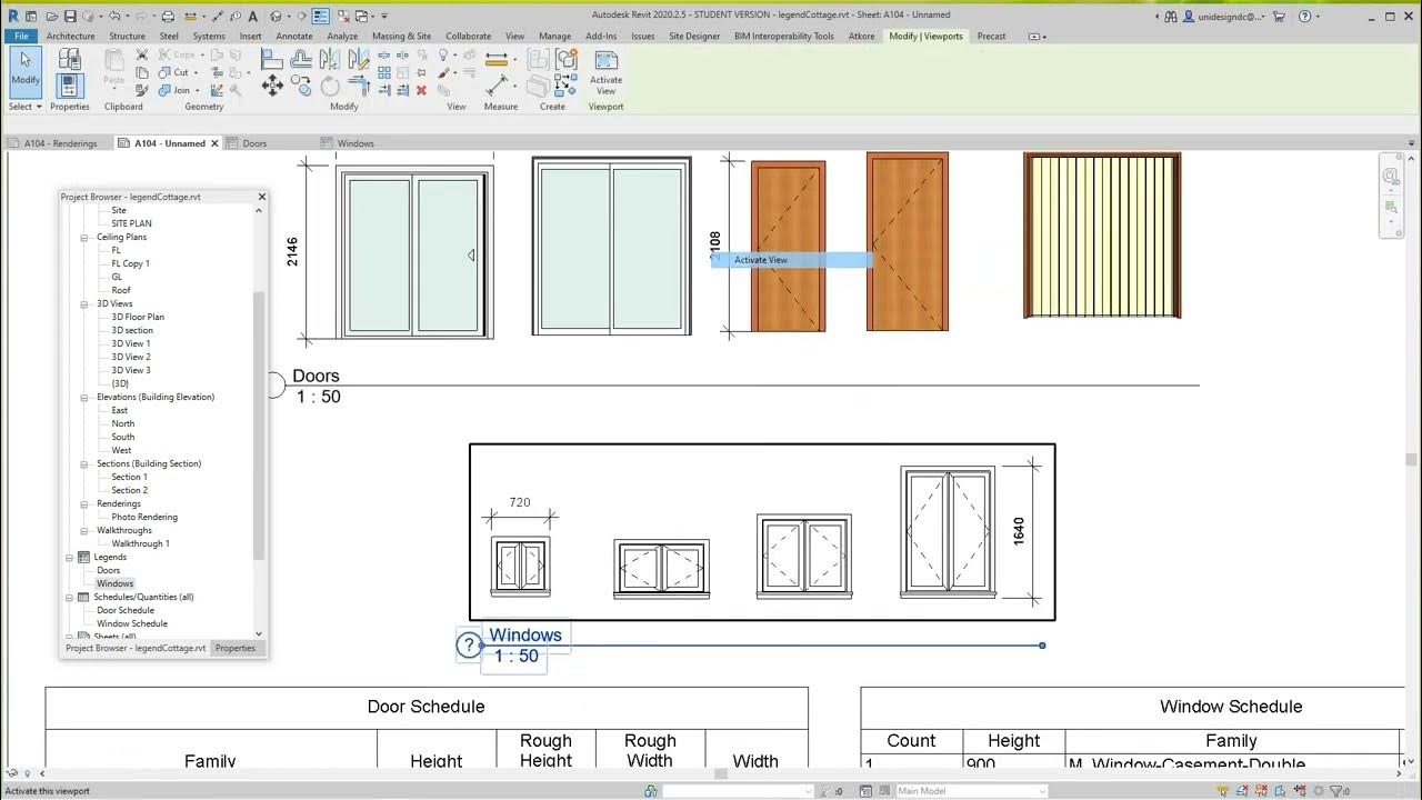 Revit Architecture how to create legend views - YouTube