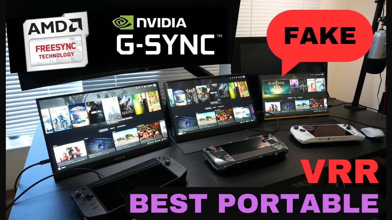 BEST Affordable Portable Freesync/VRR Monitor For Handhelds - YouTube