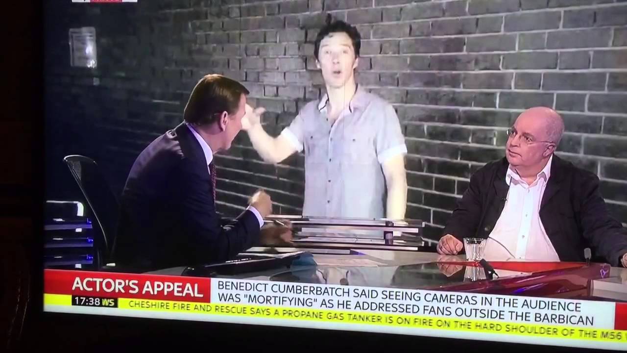 Marc Sinden debates camera use in theatres on Sky News - YouTube