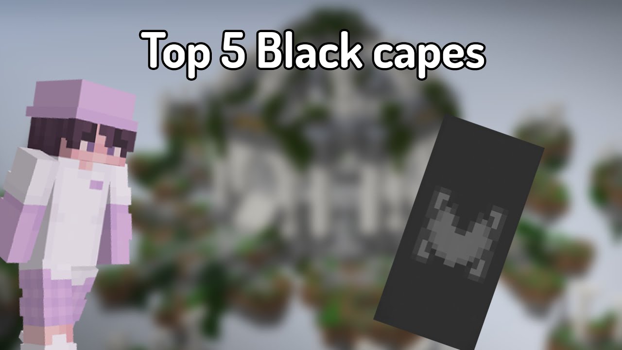 Top 5 black optifine capes mc #2 - YouTube