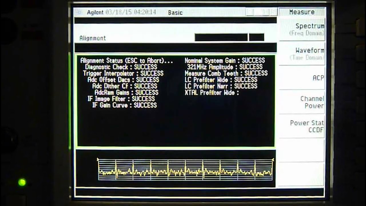 Agilent E4406A Boot Sequence - YouTube