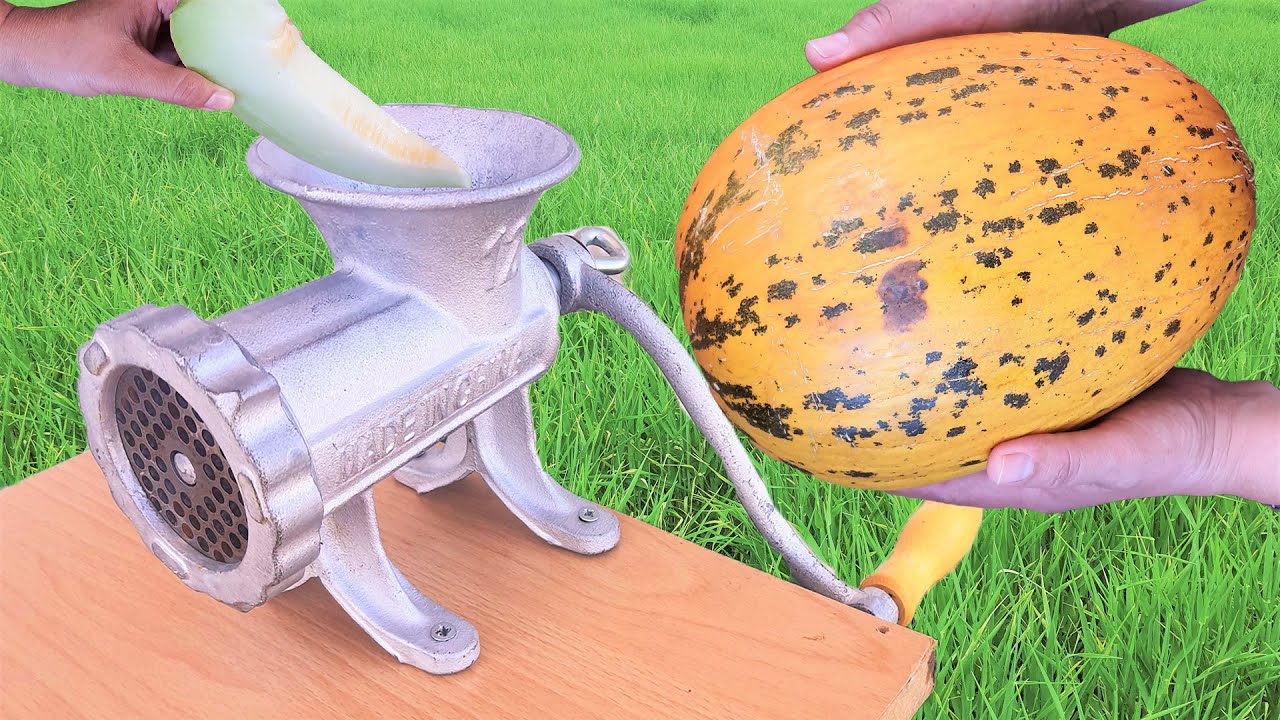 Experiment Kirkagaç Melon vs Meat Grinder - YouTube